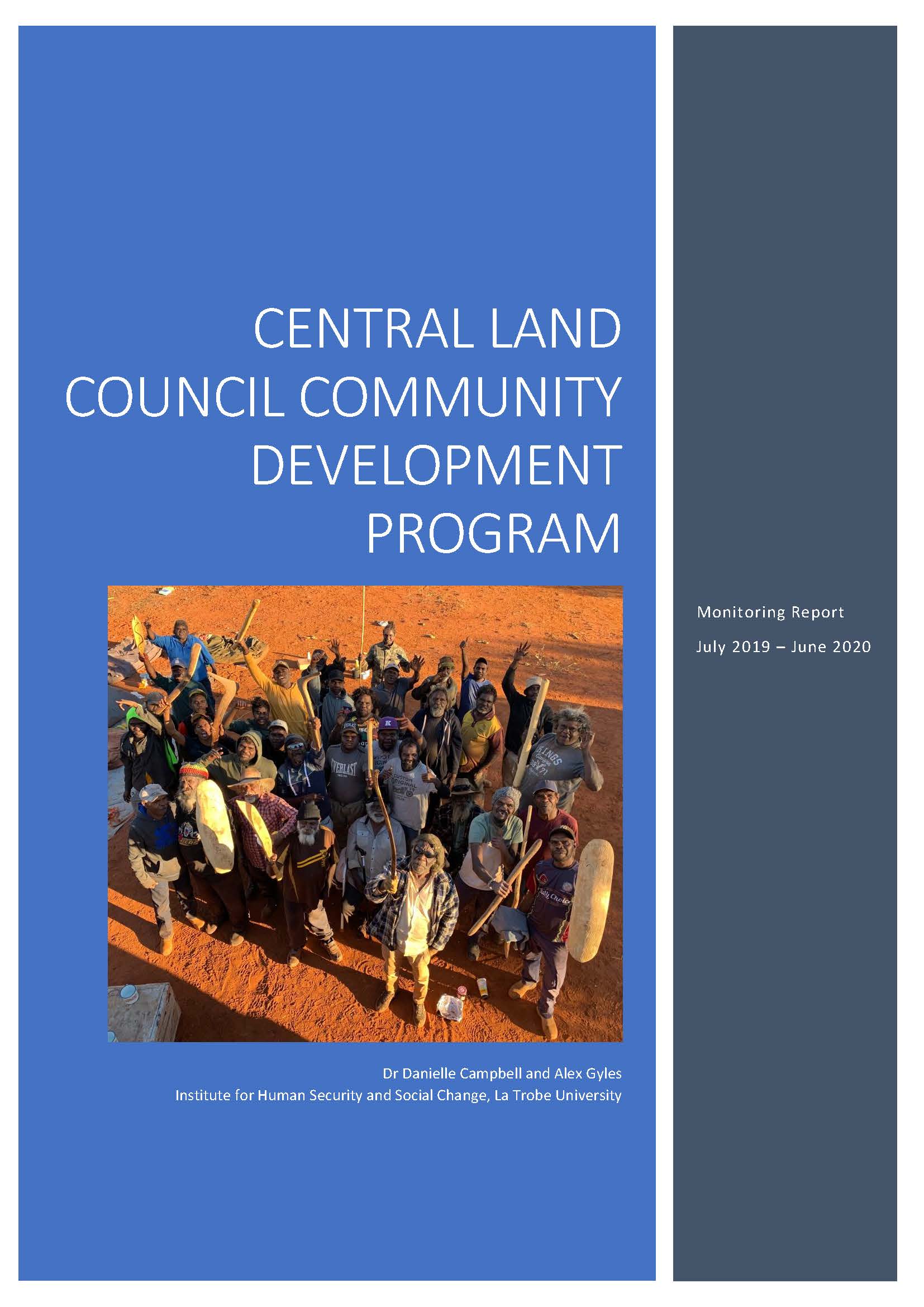 CLC Community Development monitoring report 2019-20 - Central Land Council