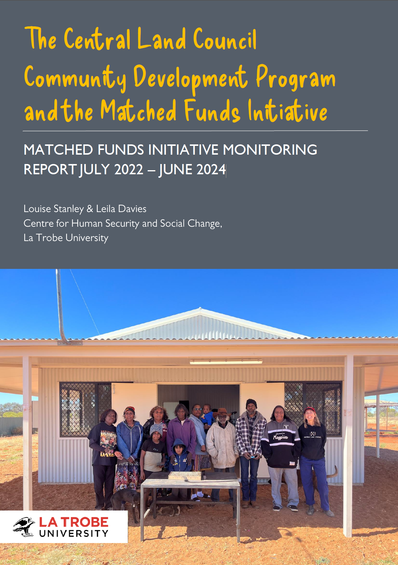 MATCHED FUNDS INITIATIVE MONITORING REPORT JULY 2022 – JUNE 2024 ...