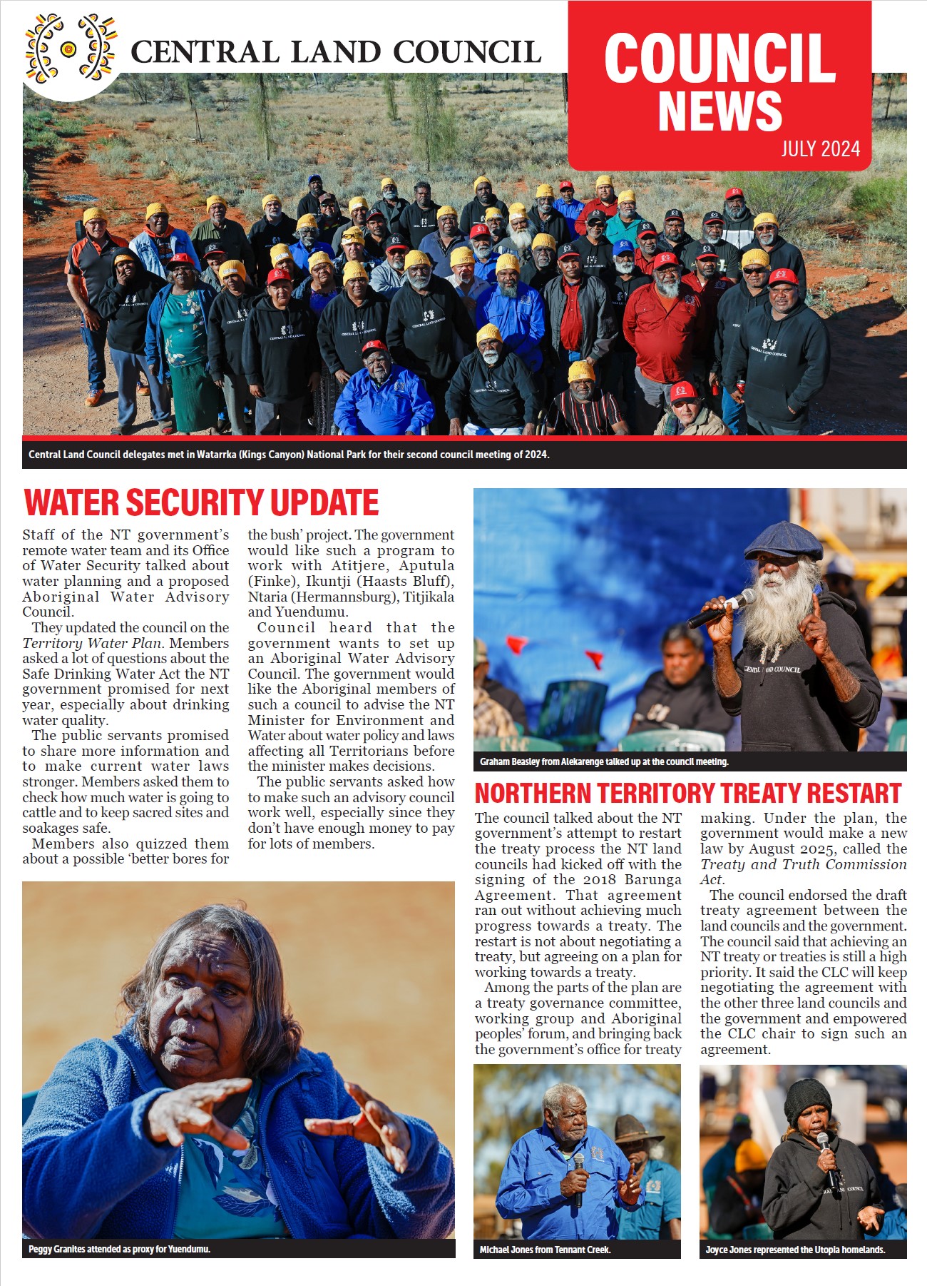 Council NewsAugust 2024 - Central Land Council